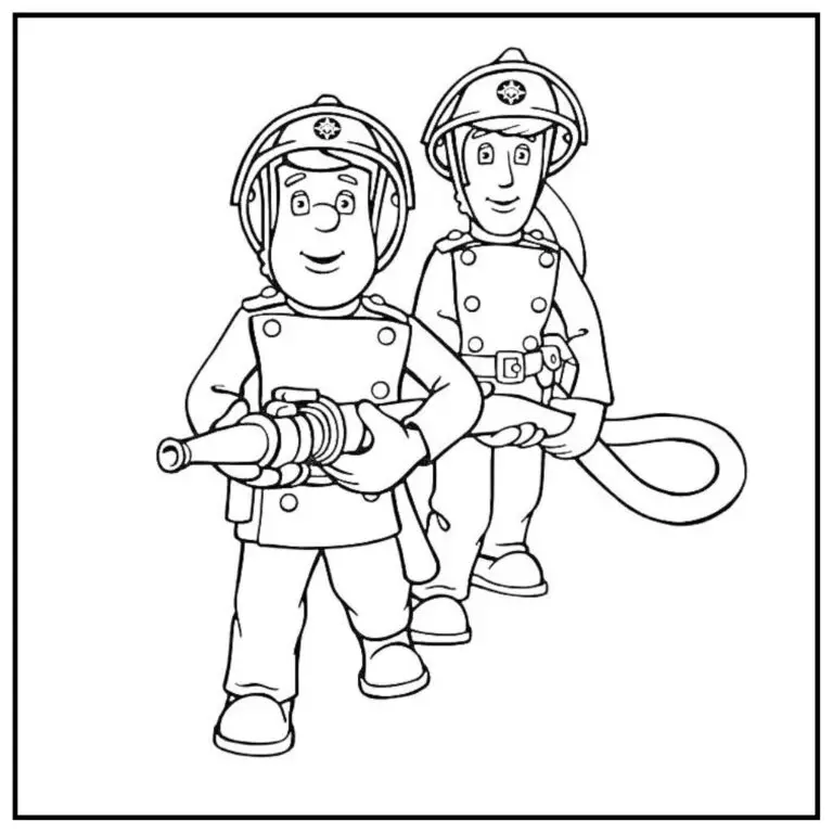 27 Brandweerman Sam Kleurplaat Unieke | Download En Printen