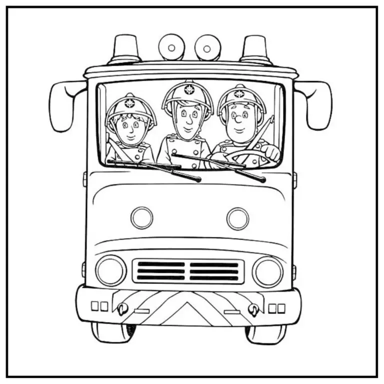 27 Brandweerman Sam Kleurplaat Unieke | Download En Printen