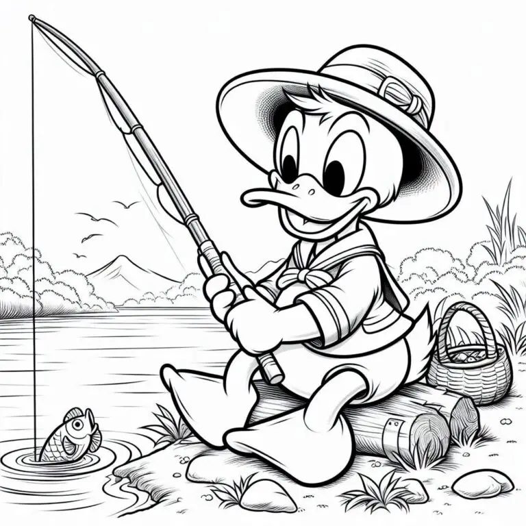 45 Donald Duck Kleurplaat Unieke | Download En Printen