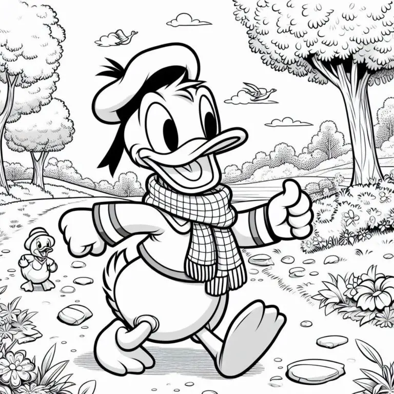 42 Donald Duck Coloring Pages Unique | Download And Print