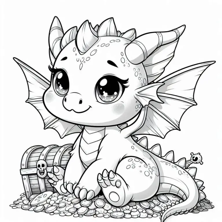 36 Drago da colorare unico e stampare PDF gratuita