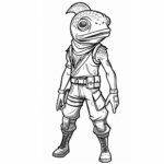 54 Fortnite Tegninger Farvelægning Printbar gratis PDF