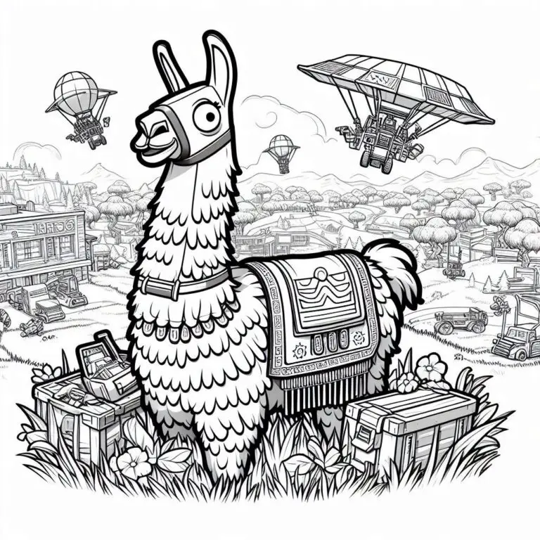 54 Fortnite Kleurplaat Unieke | Download En Printen Tekening
