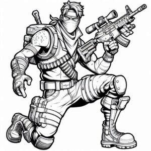 54 Fortnite Coloring Pages Unique | Free Printables Drawing