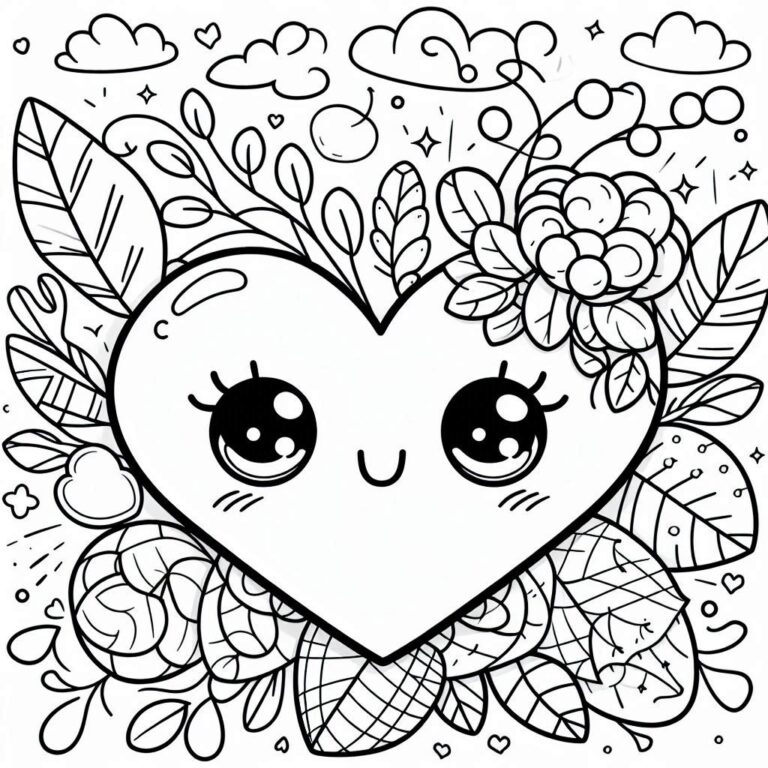39 Hart Kleurplaat Unieke | Download En Printen Tekening