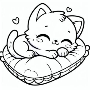 66 Mewarnai anak kucing untuk anak-anak gratis