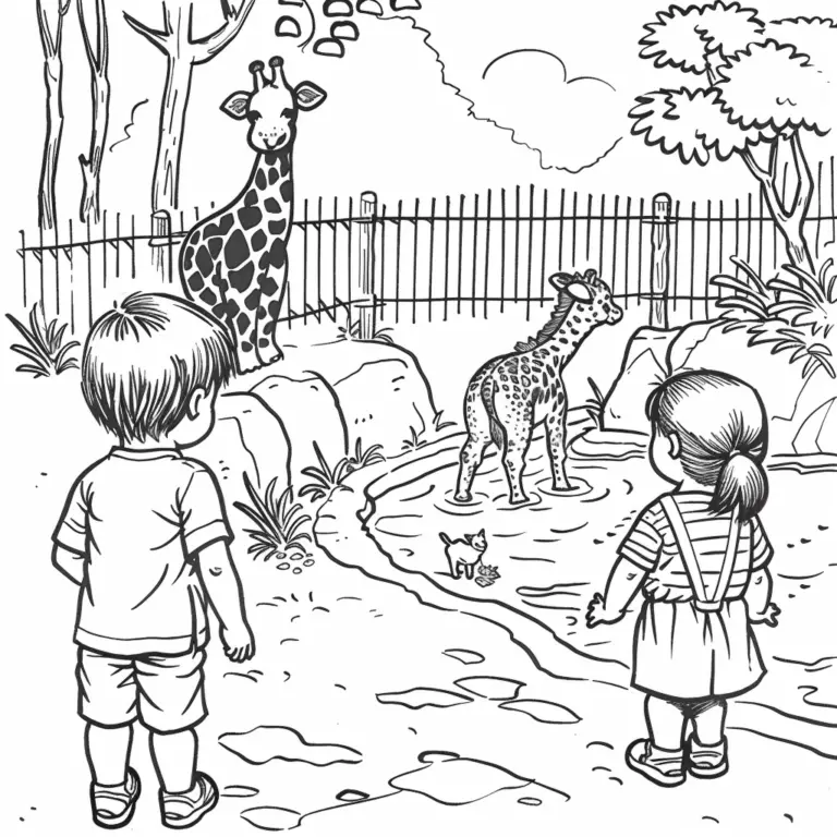 57 Dibujos de zoológico para colorear | Kleur-v-Kind