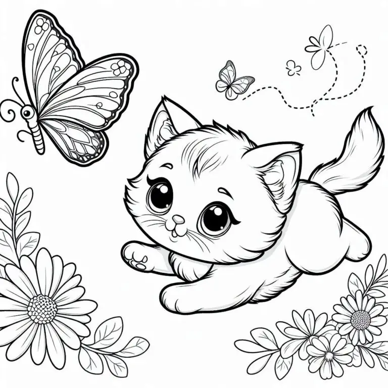 66 Mewarnai anak kucing untuk anak-anak gratis