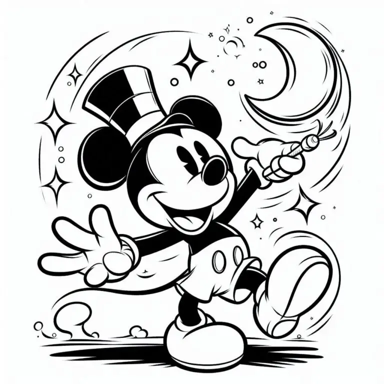 81 Topolino da colorare unico e stampare PDF gratuita