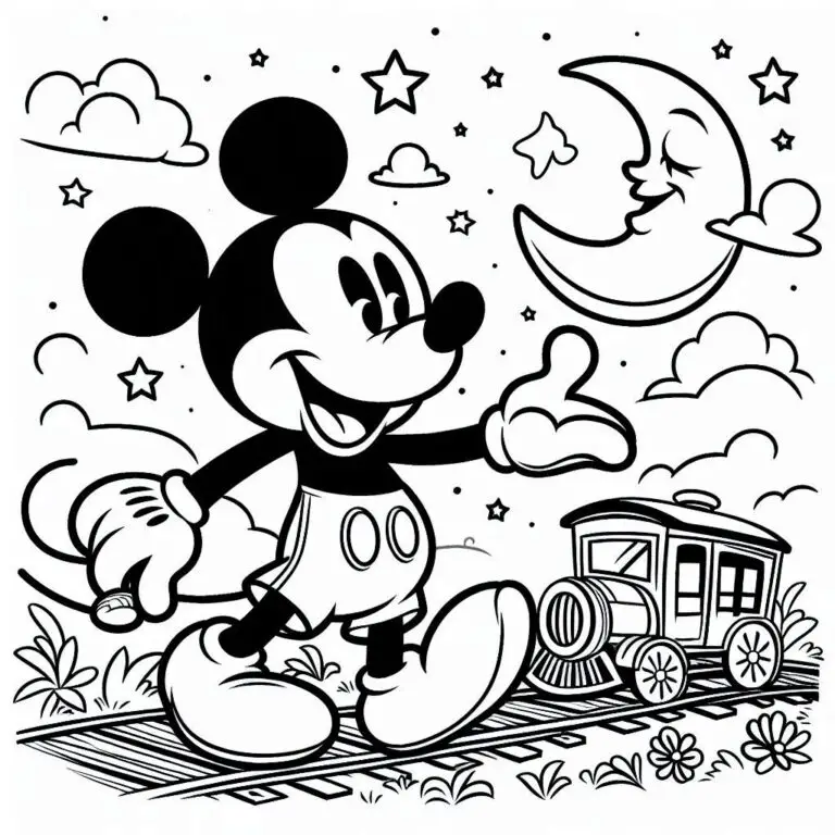 81 Desenhos Mickey para colorir e imprimir PDF gratis