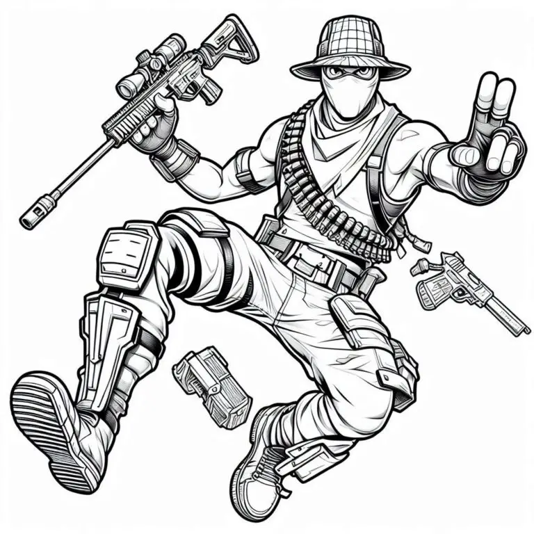 51 Fortnite värityskuva tulostettavia ilmaiseksi PDF
