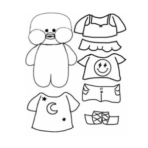 27+ Paper Duck Coloring Pages for Kids | Free Printables