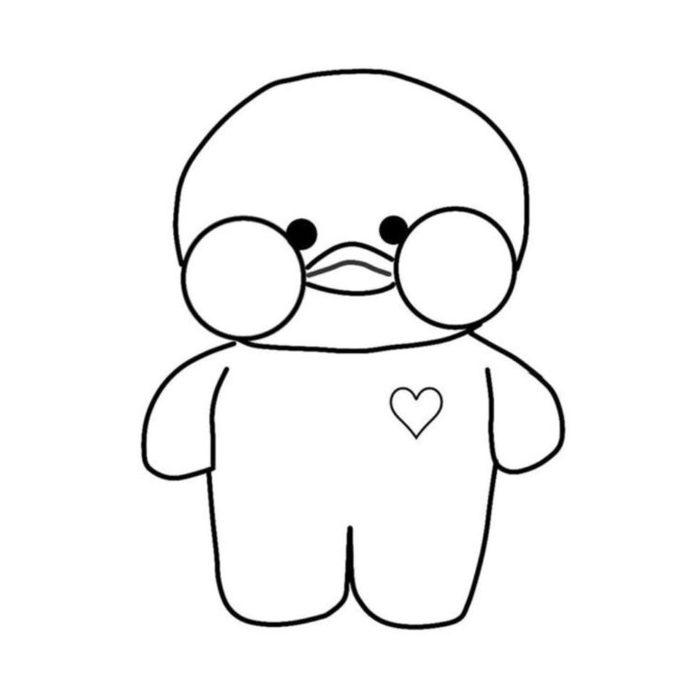 30+ Paper Duck Coloring Pages for Kids | Free Printables