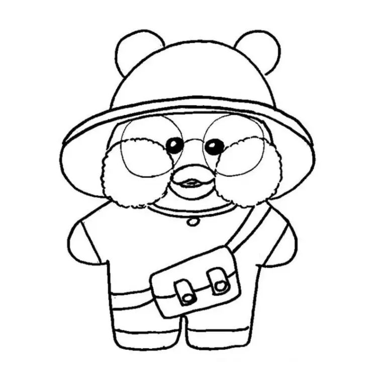 30+ Paper Duck Coloring Pages for Kids | Free Printables