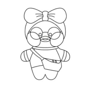 27 Paper duck da colorare unico e stampare PDF gratuita