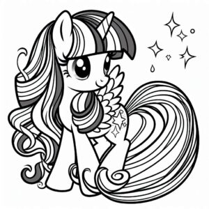 54 Desenhos My little pony para colorir e imprimir PDF