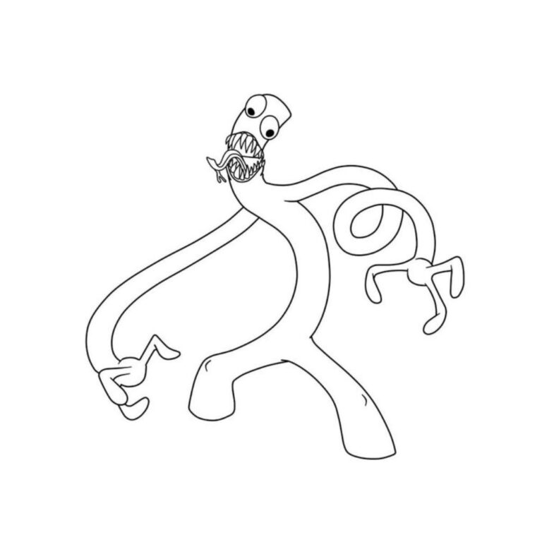 39 Rainbow Friends coloring pages for kids | Free Printables