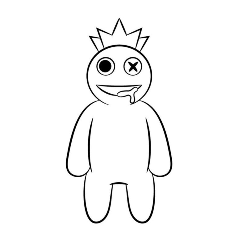 39 Rainbow Friends coloring pages for kids | Free Printables