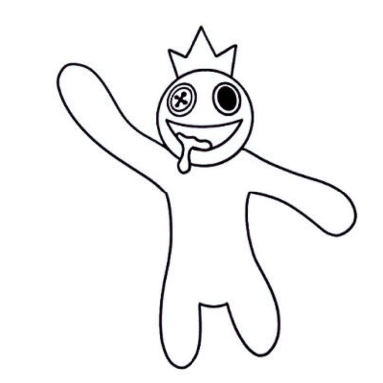 39 Rainbow Friends coloring pages for kids | Free Printables