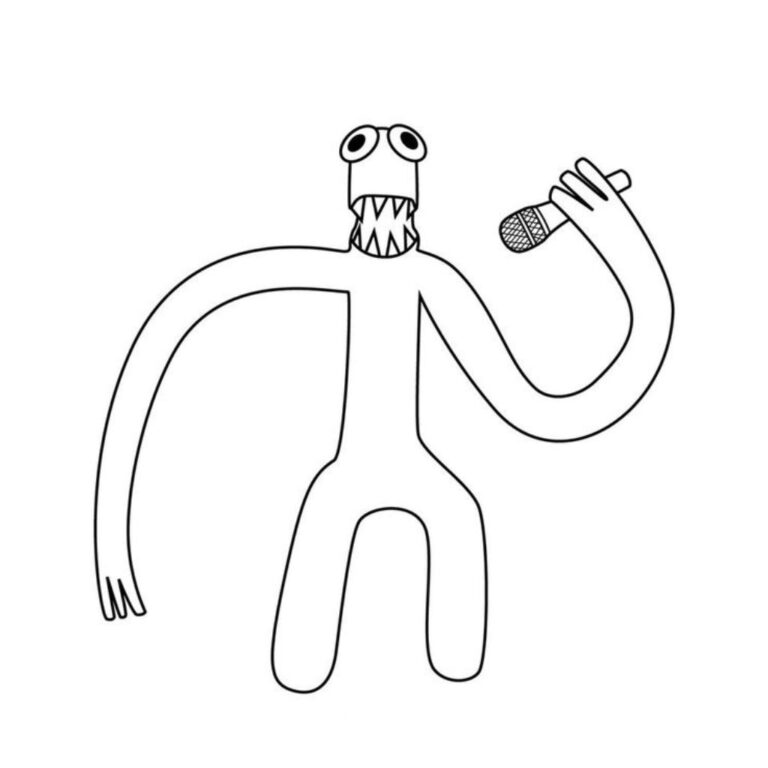 39 Rainbow Friends coloring pages for kids | Free Printables