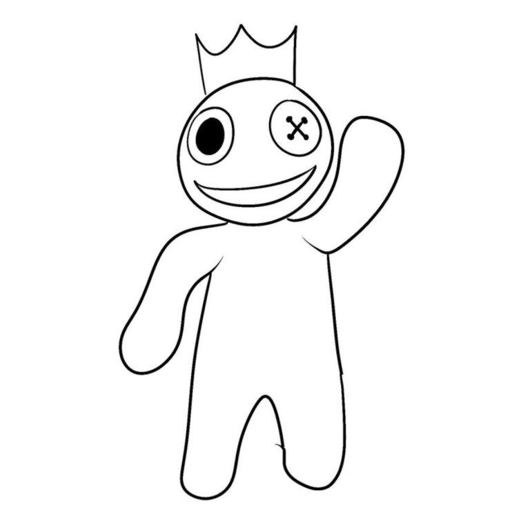 36 Rainbow Friends coloring pages for kids | Free Printables