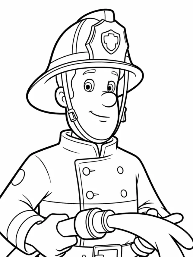 27 Brandweerman Sam Kleurplaat Unieke | Download En Printen