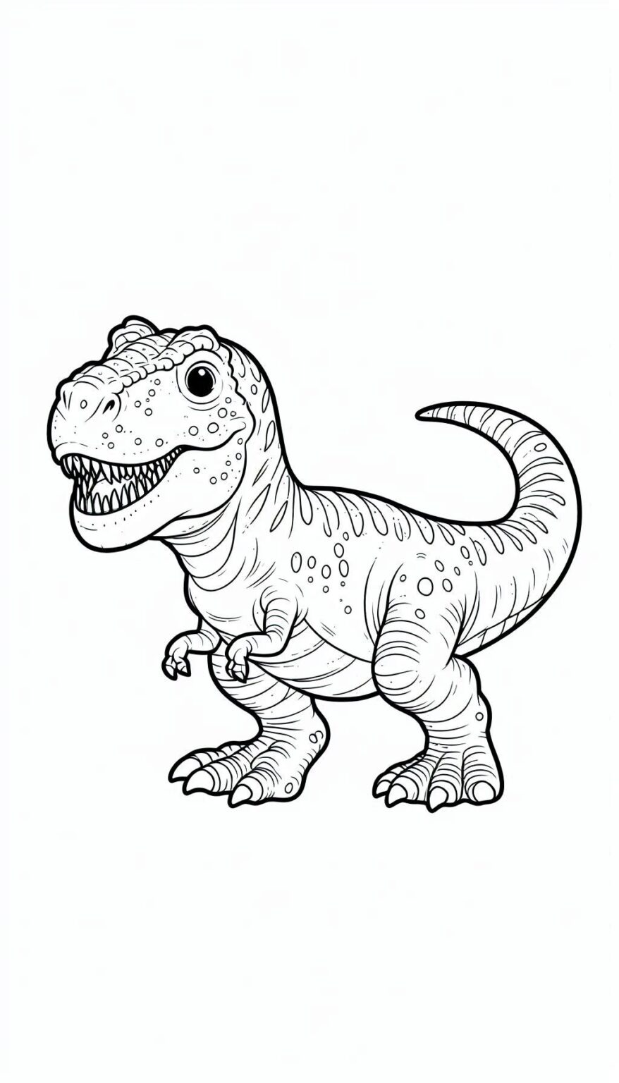 60 Dinosauri da colorare unico e stampare PDF gratuita