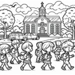 45 School Trip Coloring Page Unique | Download And Print Drawing