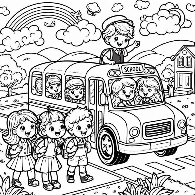 45 School Trip Coloring Page Unique | Download And Print Drawing