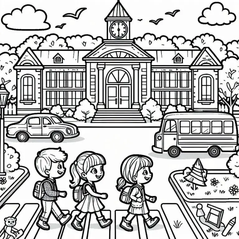 45 School Trip Coloring Page Unique | Download And Print Drawing