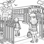 45 School Trip Coloring Page Unique | Download And Print Drawing