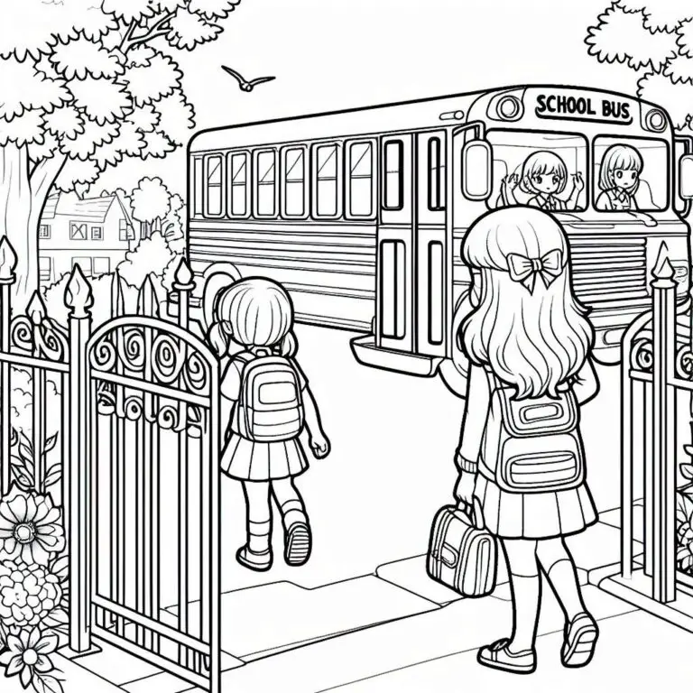45 School Trip Coloring Page Unique | Download And Print Drawing