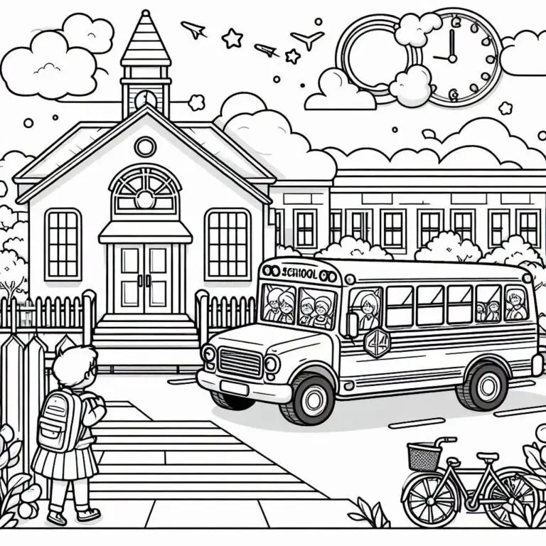 45 School Trip Coloring Page Unique | Download And Print Drawing