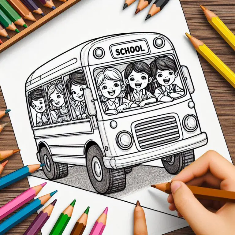 45 School Trip Coloring Page Unique | Download And Print Drawing