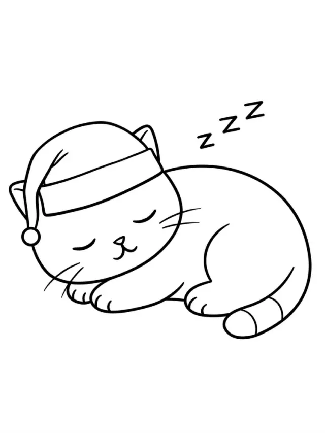 69 Pаскраска Котенок распечатать бесплатно