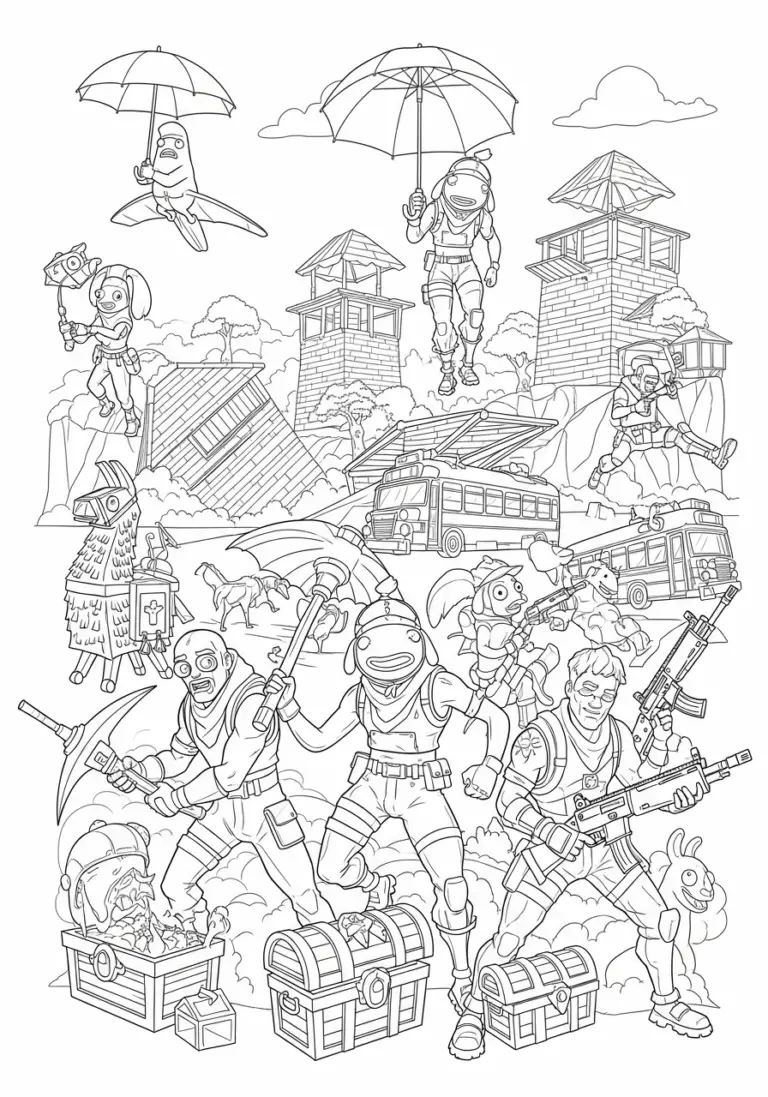 54 Fortnite Tegninger Farvel gning Printbar Gratis PDF 54-fortnite-tegninger-farvel-gning-printbar-gratis-pdf