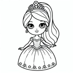 41 Barbie de colorat pentru copii (Desene imprimabile)