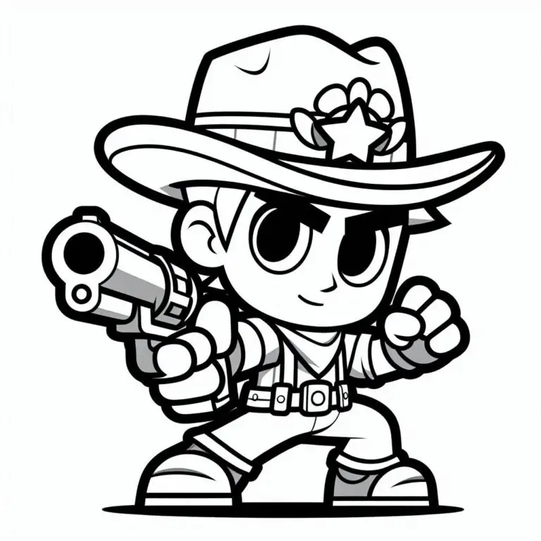 45 Brawl Stars Ausmalbilder kostenlos zum ausdrucken PDF