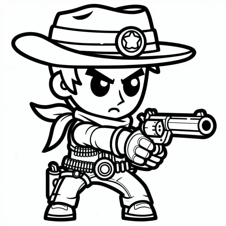 42 Dibujo de Brawl Stars para colorear | Kleur-v-Kind