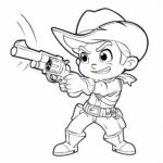 42 Brawl Stars de colorat pentru copii (Desene imprimabile)