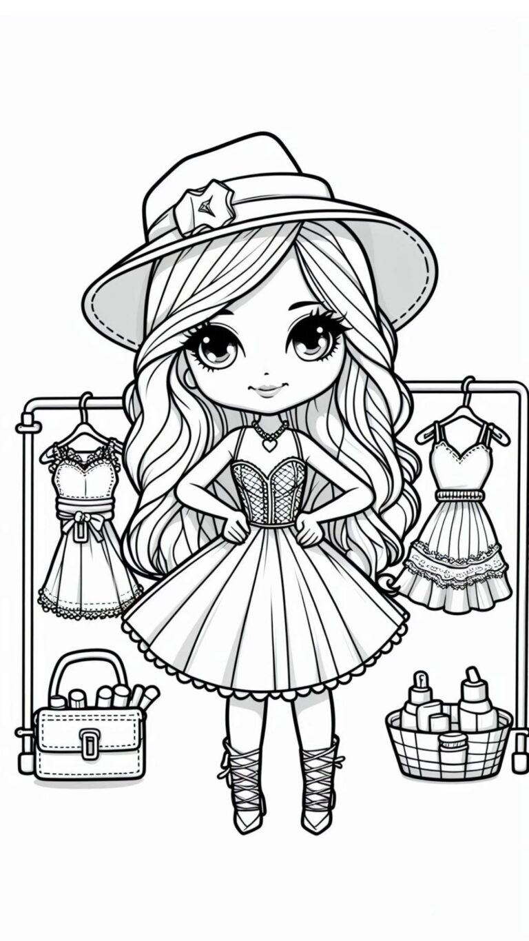 36 Top Model Coloring Page Unique | free Download And Print