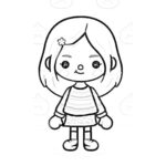 27 Toca Boca Pagina da colorare unica | Download E stampa PDF