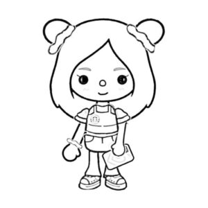 27 Toca Boca Plansa de Colorat Unic | Download Și imprimați PDF