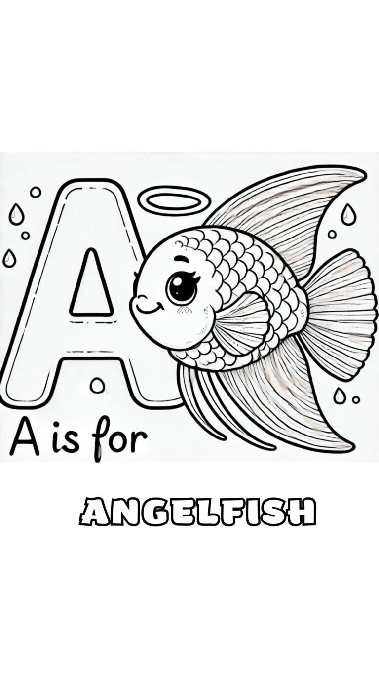 Letter A-animals coloring pages for Kids | Free Printables