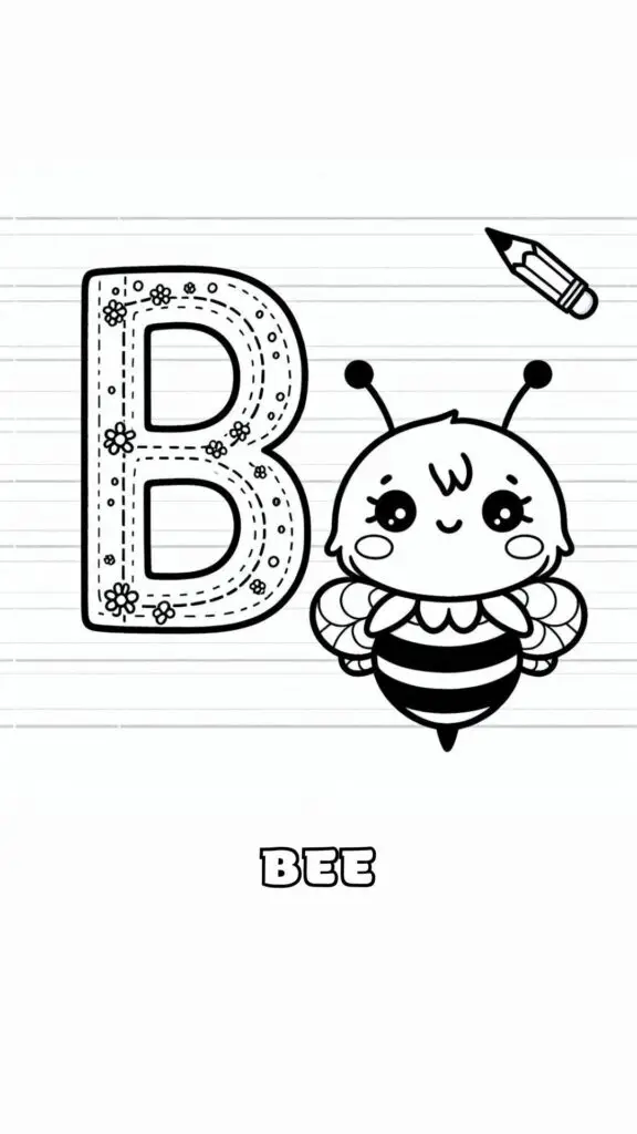 16 Letter B Animals Coloring Page For Kids To Study