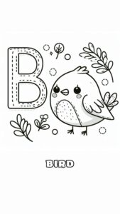 16 Letter B Animals Coloring Page For Kids To Study