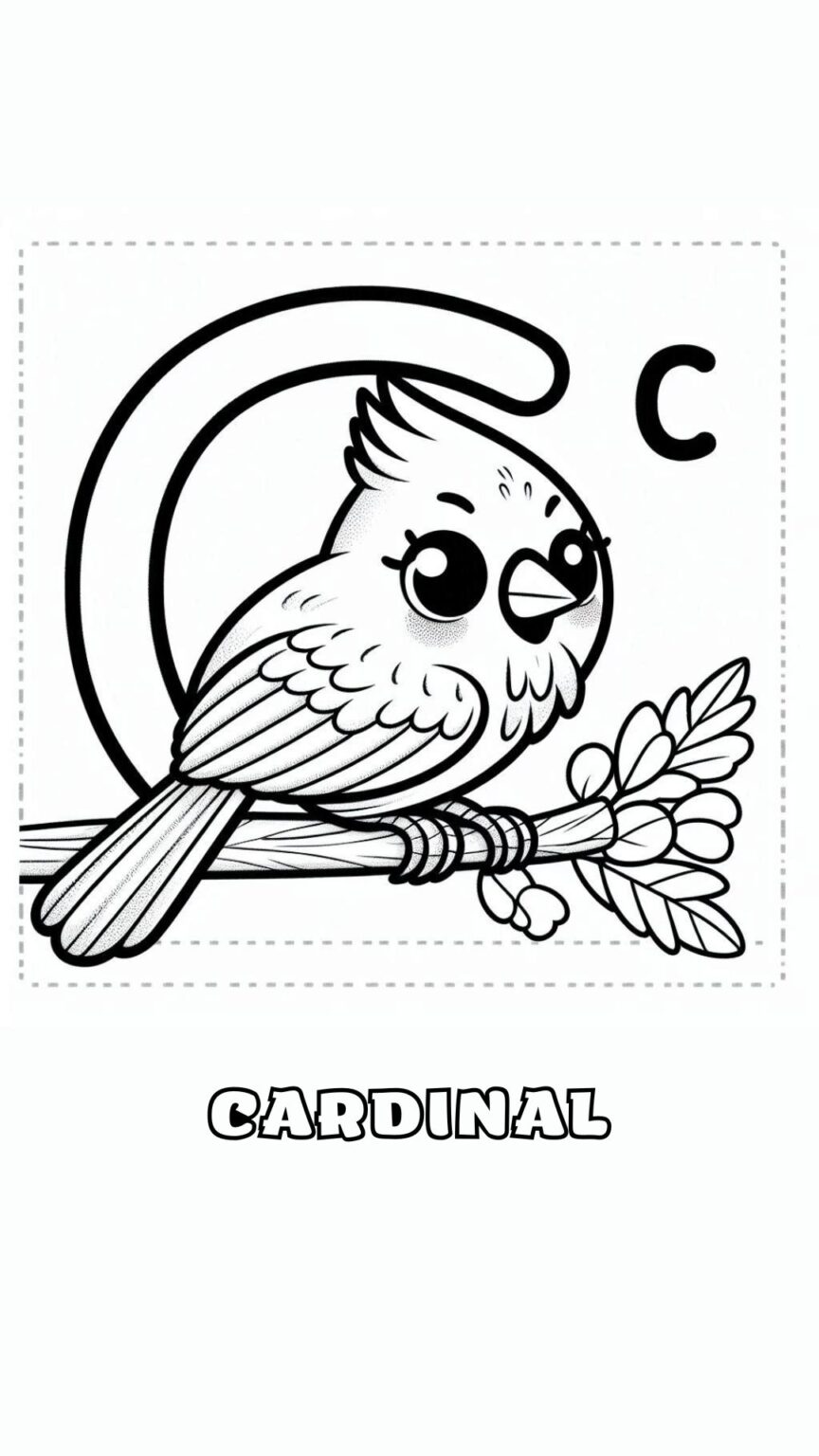 20 Letter C Animals Coloring Page For Kids To Study