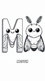 16 Letter M Animals Coloring Page For Kids To Study