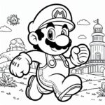 54 Kolorowanki Mario do druku darmowe PDF