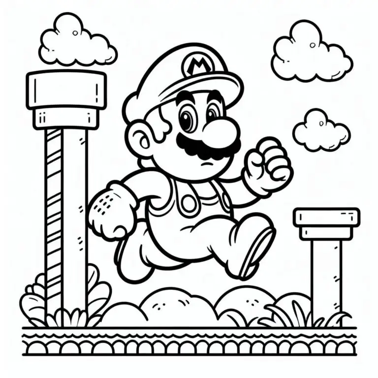 57 Dibujo de Mario para colorear | dibujos para imprimir